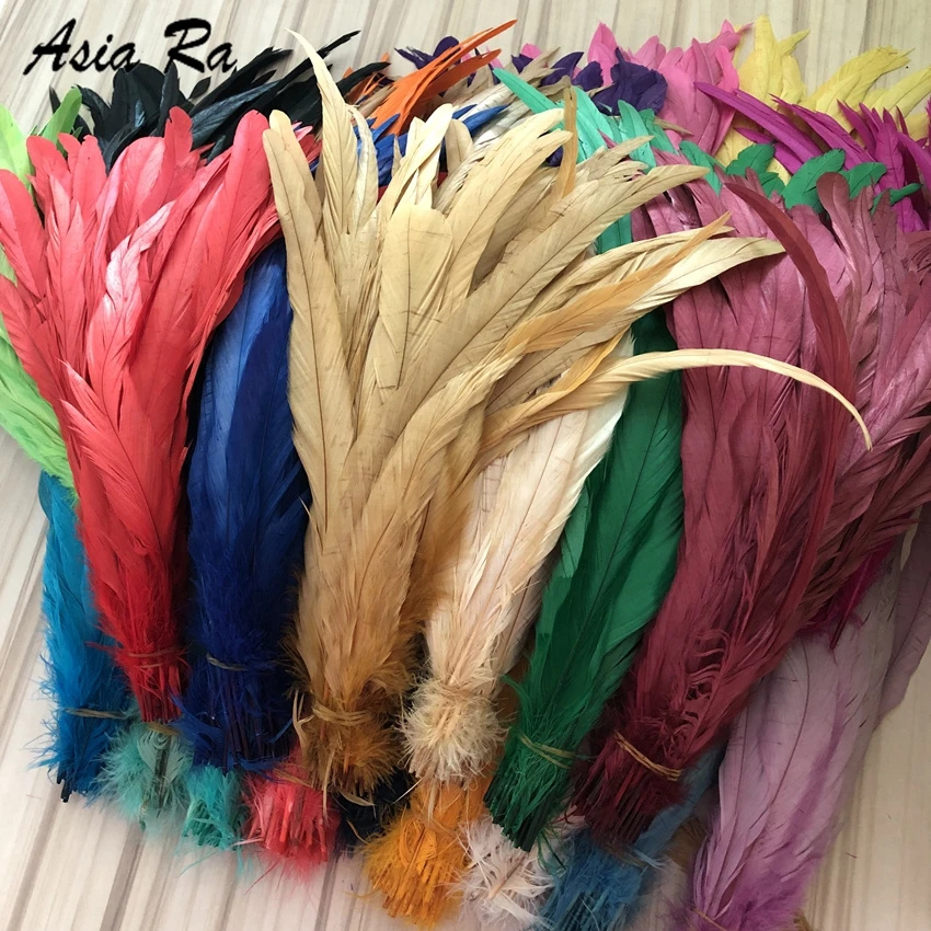 Wholesale 50-500pcs 10-12inch New Rooster Chicken Tail Feathers For ...
