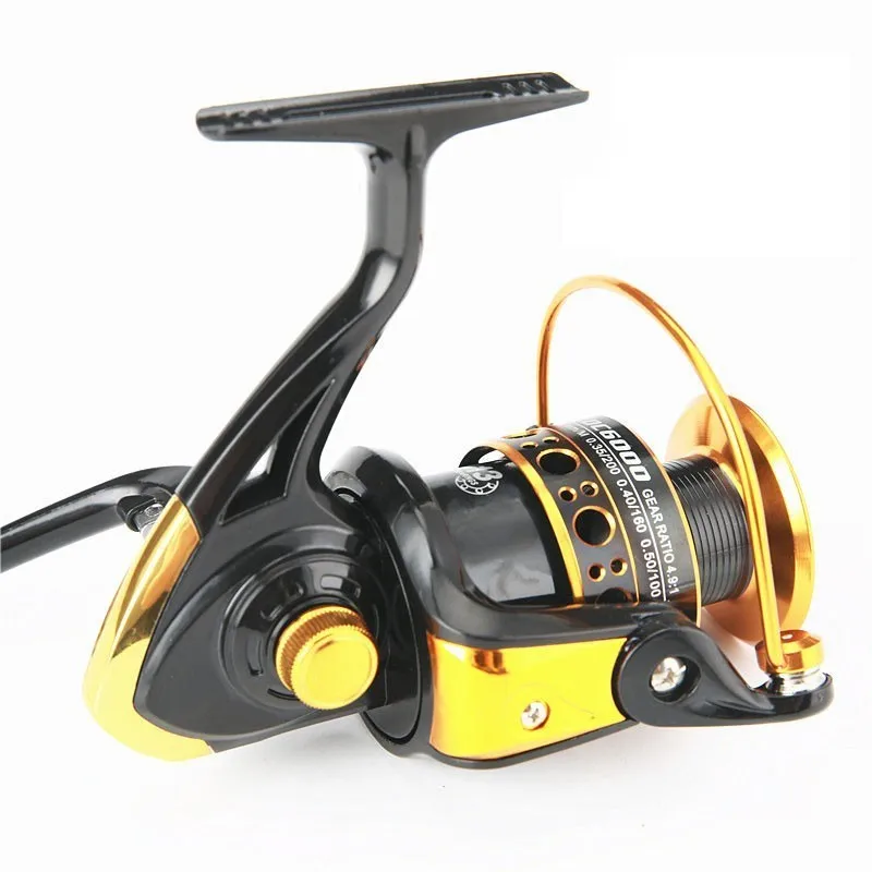 1000-7000 Spinning Reel Fishing Coil Wooden Handshake 12+ 1BB Fishing ...