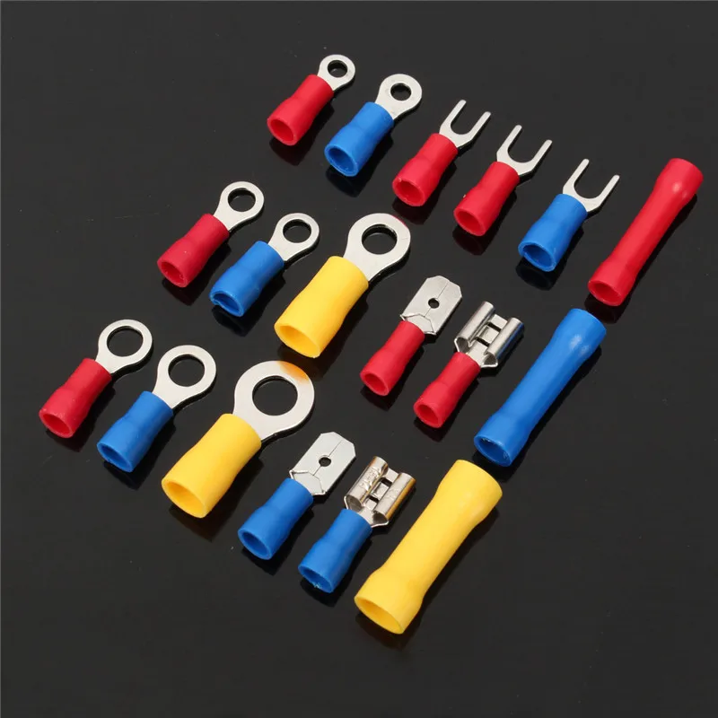 SWILET 1200Pcs Assorted Crimp Terminals Set Kits Insulated Electrical ...