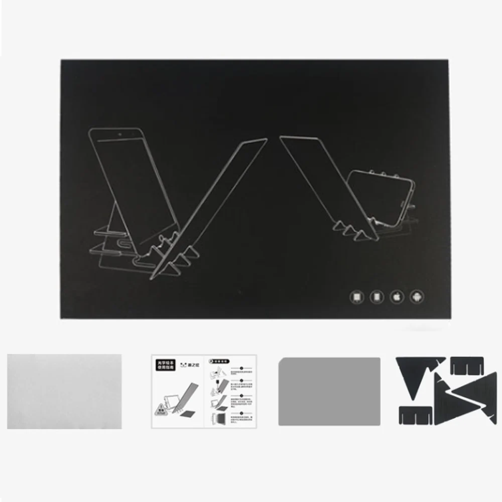 LED Light Stencil Board Box Kid Drawing Panel Tracing Pad Sketch Mirror ...