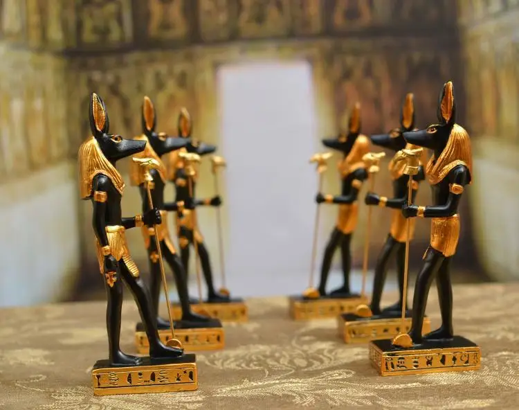 Mummy Returns Ancient Egyptian Idols Anubis Dog Decorations Horus ...