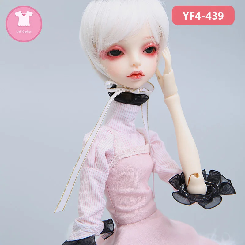 BJD Clothes 1/4 Doll Body For MSD Female Girl Black Dress YF4 to 365 ...