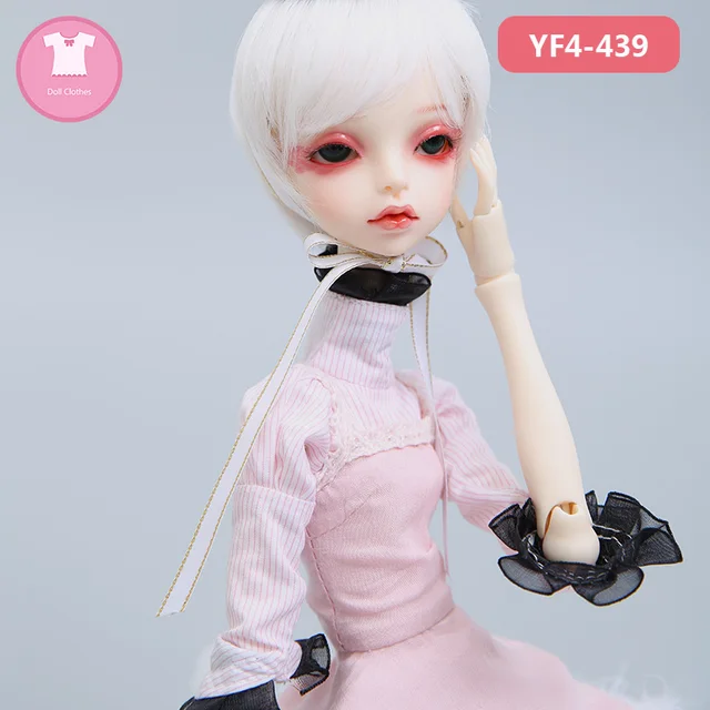 BJD Clothes 1/4 Doll Body For MSD Female Girl Black Dress YF4 to 365 ...