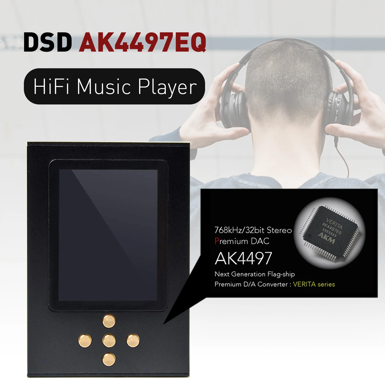 Zishan dsd ak4497eq profissional lossless música diy mp3 player de alta ...