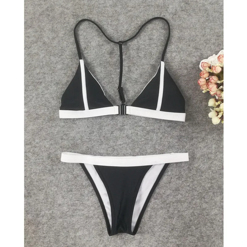 Women High Waist Bikini Set Push Up Bra Swimsuit Beachwear Bathing Suit ...
