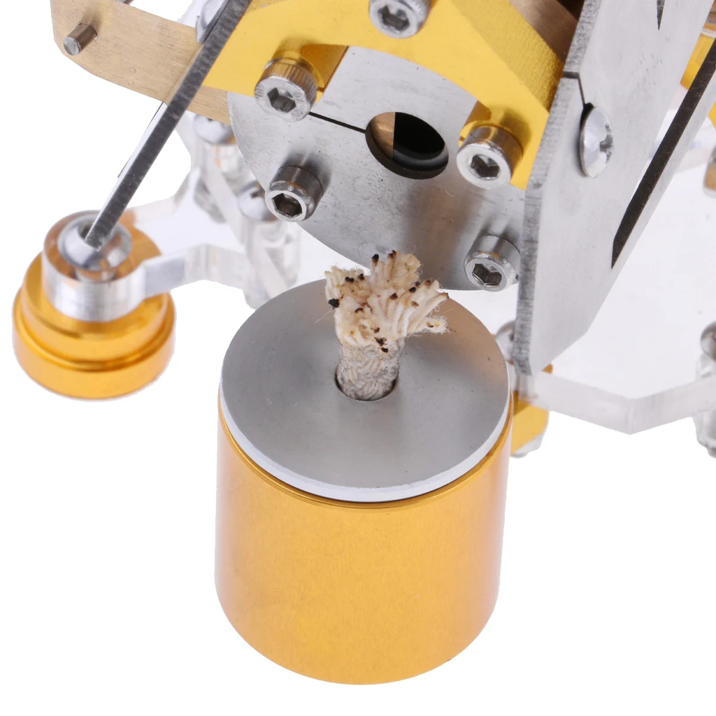 300-1000RPM Helicopter Flywheel Stirling Engine Motor Heat Steam Power ...