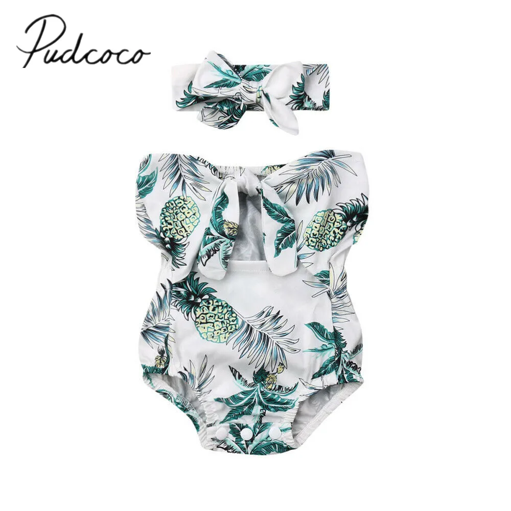 2019-Baby-Summer-Clothing-Toddler-Baby-Girl-Strapless-Bodysuits ...