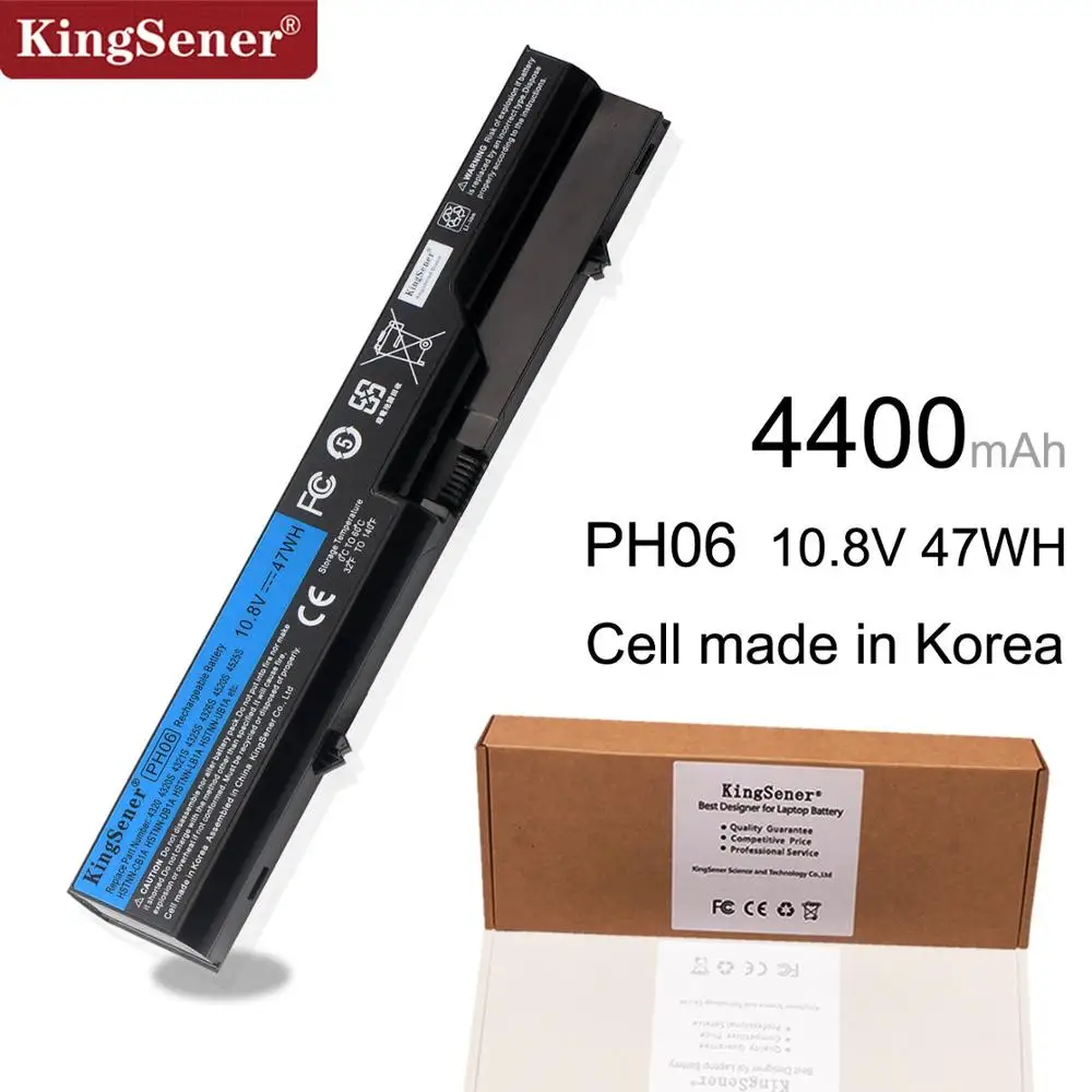 Kingsener Korea Cell PH06 Battery For HP ProBook 4520 4520s 4525s 4321 ...
