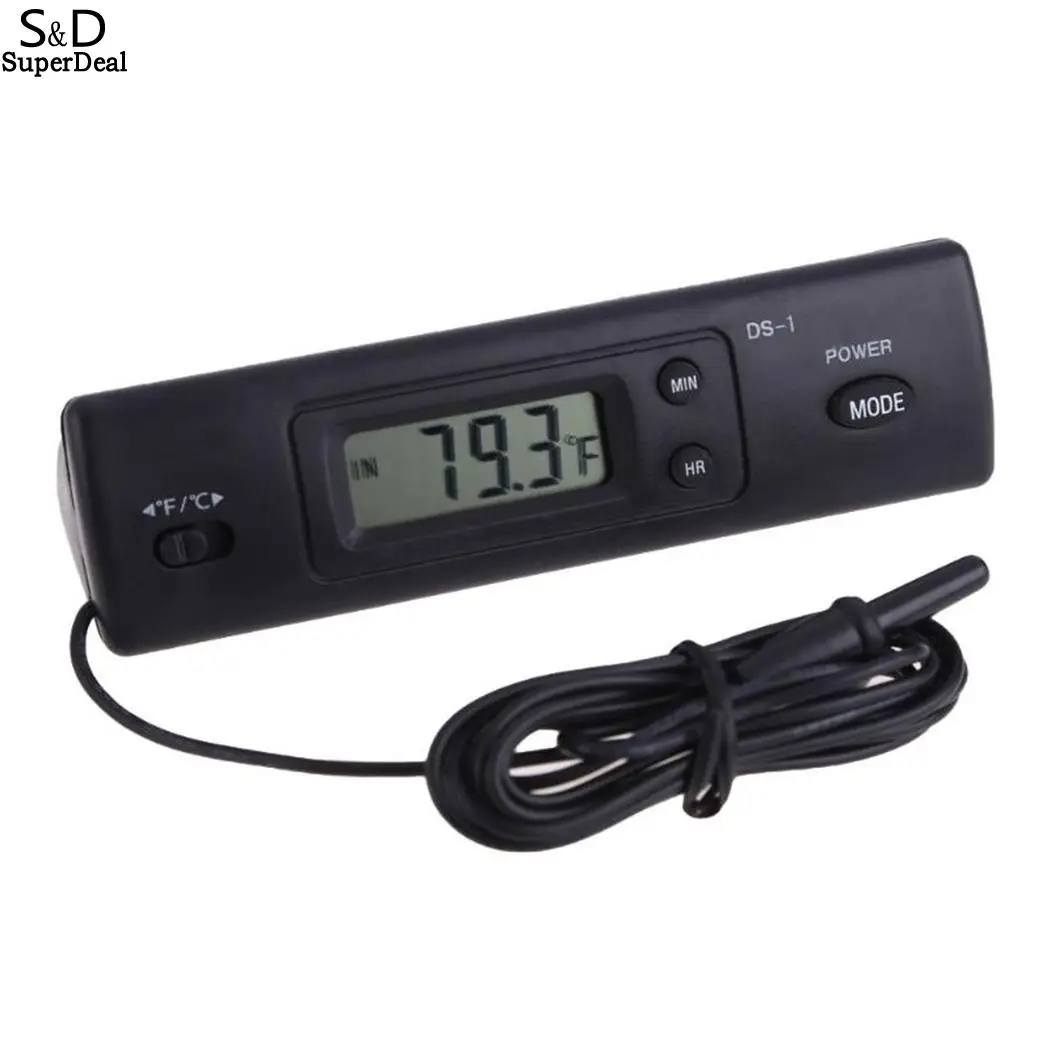 Digital Thermometer Electronic Digital LCD Double Temperature Probe ...