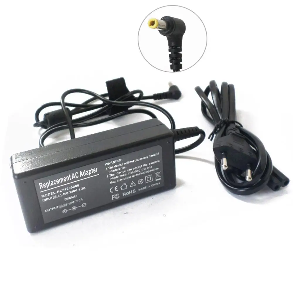 12V-5A-AC-Adapter-Power-For-VIEWSONIC-MONITOR-Q170-Q170B-V150-V170-For ...