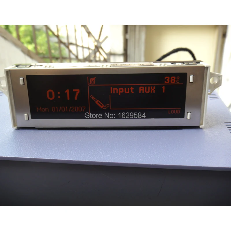 12-pin-Red-screen-support-USB-Bluetooth-Display-monitor-4-menu-for ...