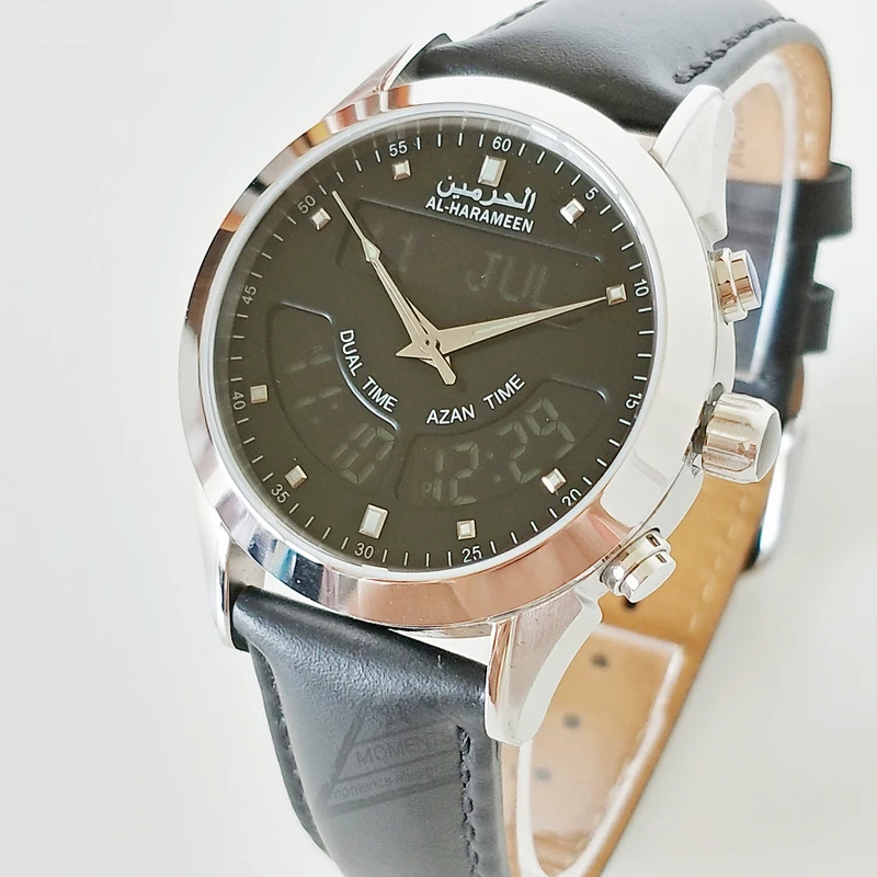 Azan Wristatch with Qibla Hijri Fajr WA10 32mm Muslim Watch with Prayer ...