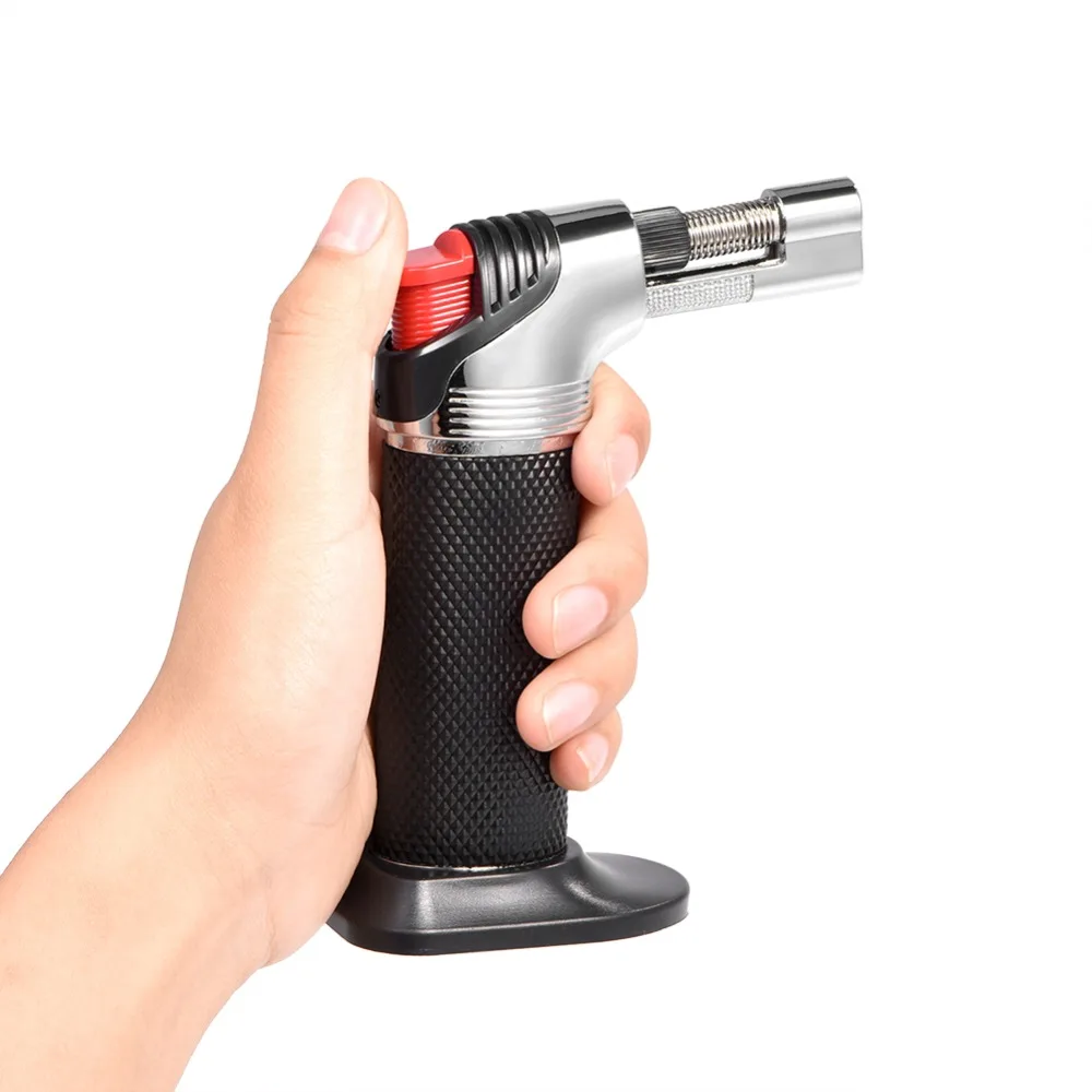 Butane Micro Torch Cigar Lighter Ignition Blow Torch Adjustable Flame ...