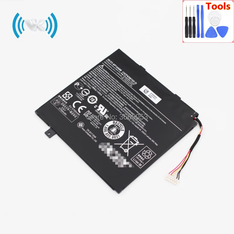 Аккумулятор VK 5930 mAh/22Wh 3,8 V AP14A8M для acer Aspire Switch 10 ...