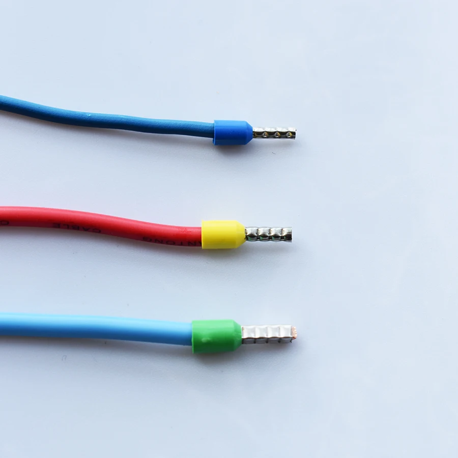 Tubular terminal E0508 tubular steel wire cold-press connector ...