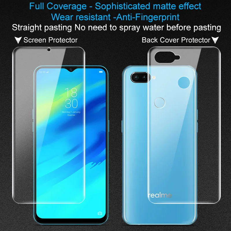 2PCS Full coverage for OPPO Realme2 Pro Realme 2 Pro Screen protector ...