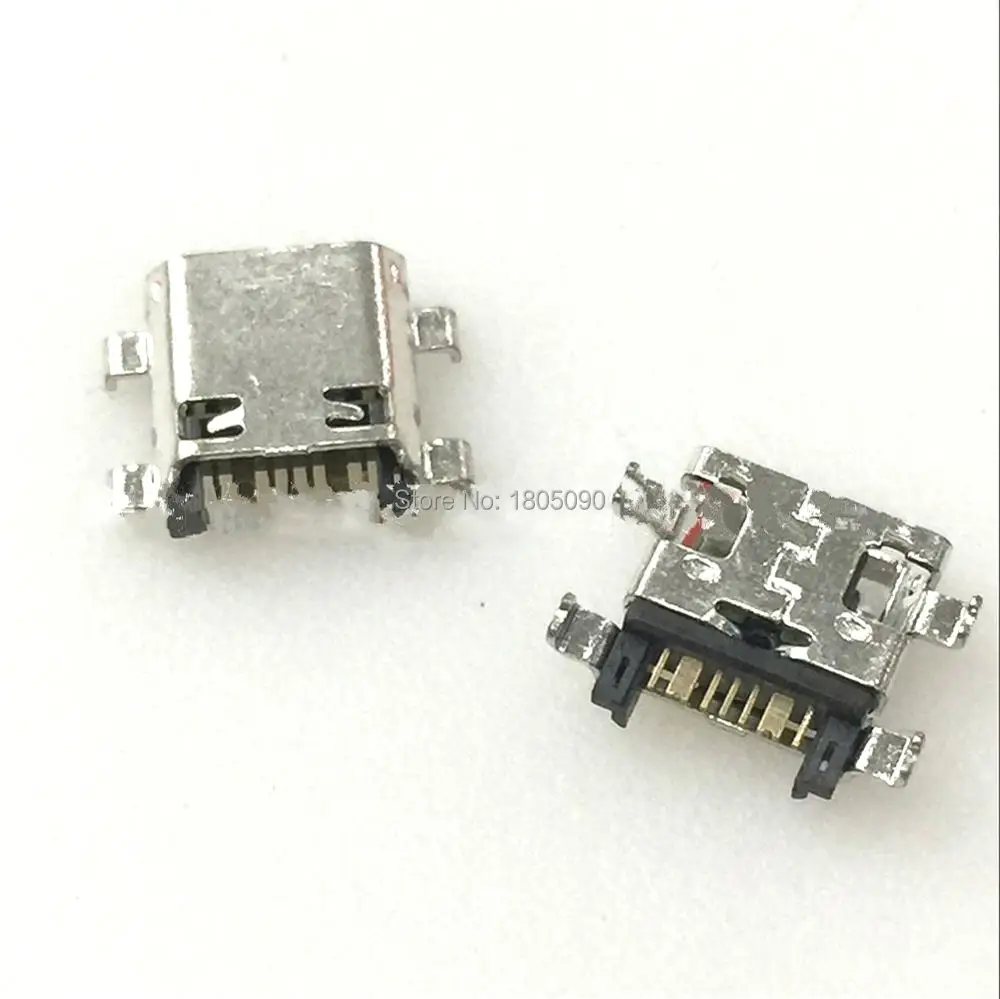 100pcs-Micro-USB-7pin-Connector-Mobile-Charging-port-tail-plug-For ...