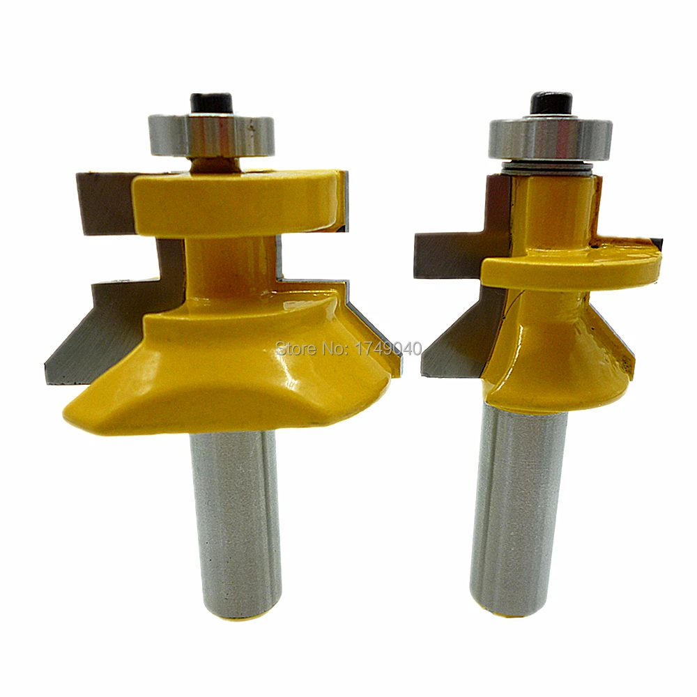 2 pcs Madeira Broca Ferramenta V Joint V notch Combinados Língua e ...