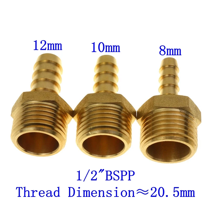 Hose Barb Fitting Dimensions