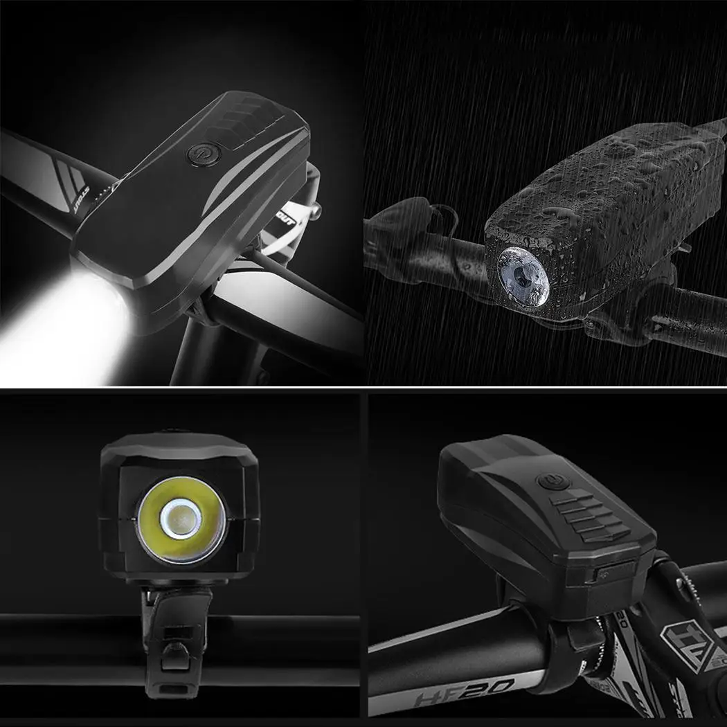 Bell Light with Front Lighting Outdoor Bike Emergency Headlights Safety ...