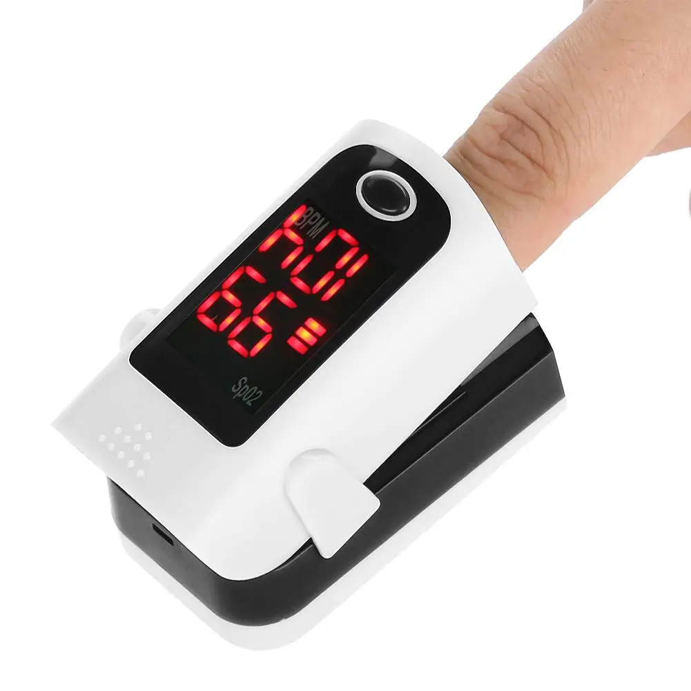 Portable Digital Fingertip Pulse Oximeter SpO2 Blood Oxygen Saturation ...