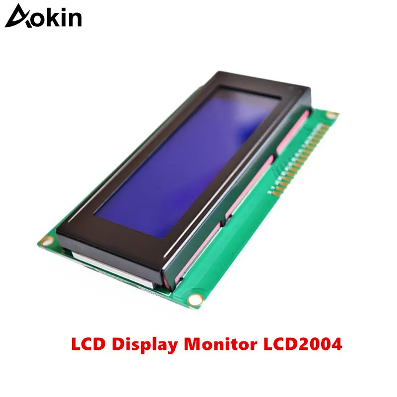 Lcd Display Monitor Lcd2004 2004 20x4 5v Character Blue Backlight ...