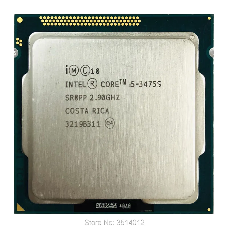 Intel Core i5 3475S i5 3475s 2.9 GHz Quad Core Quad Thread CPU ...