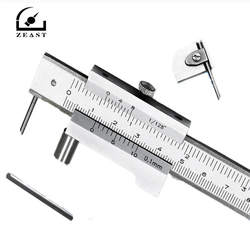 ZEAST-0-200mm-Marking-Vernier-Caliper-With-Carbide-Scriber-Parallel ...