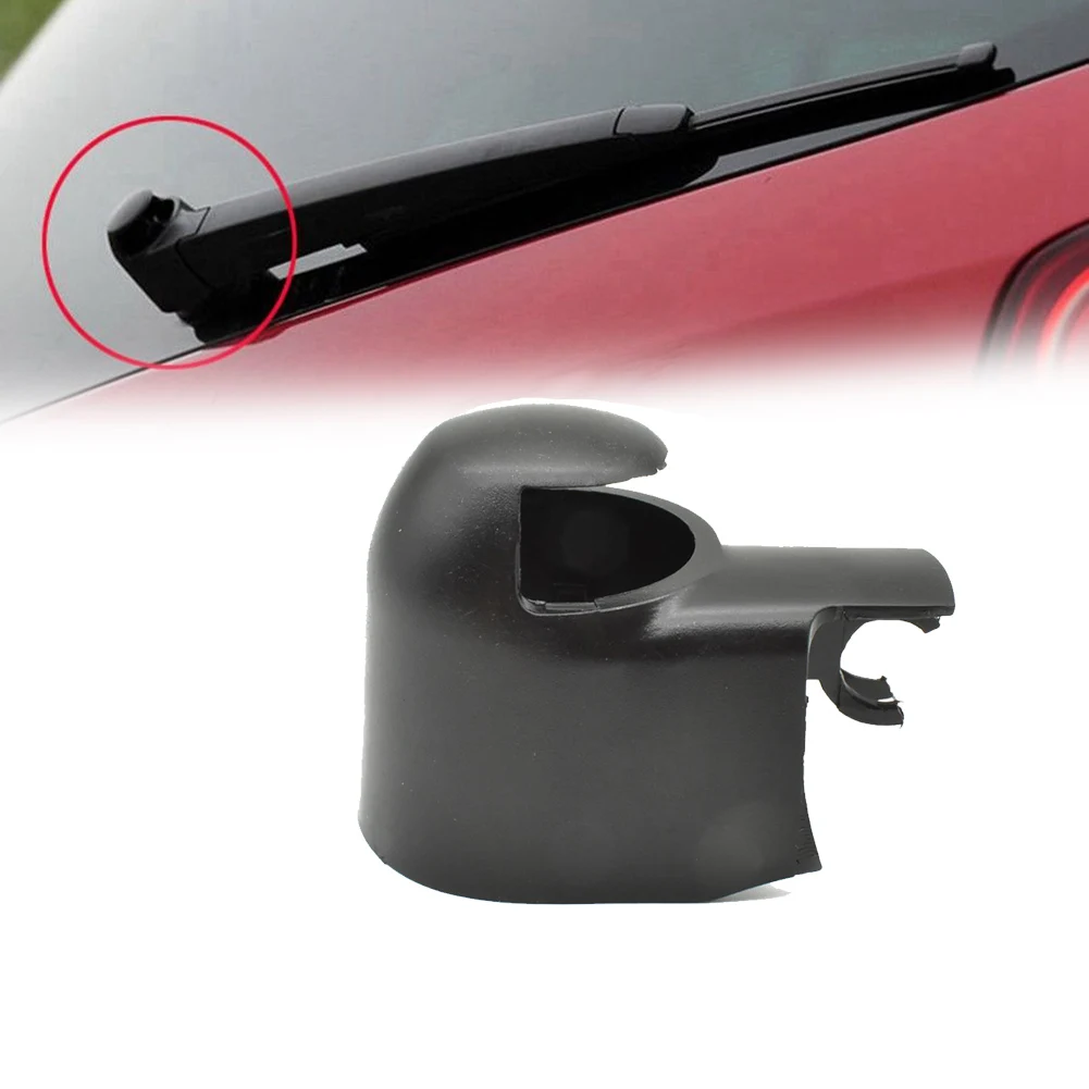 블랙 자동차 리어 와이퍼 와셔 암 블레이드 커버 캡 Vw Mk5 골프 파사트 캐디 티구안 투란용차량 앞유리용 와이퍼