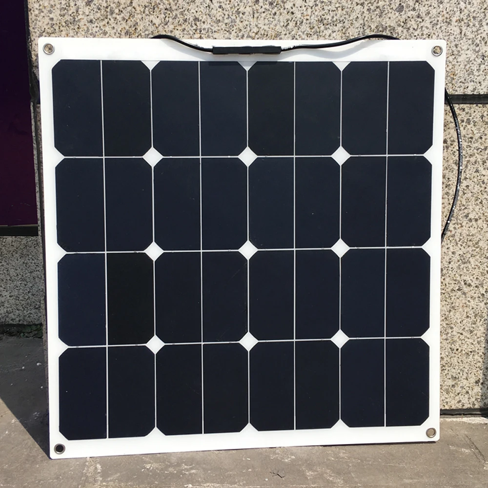 Sunpower 18V 50W Flexible Solar Panel with Insulating Backsheet Modules ...