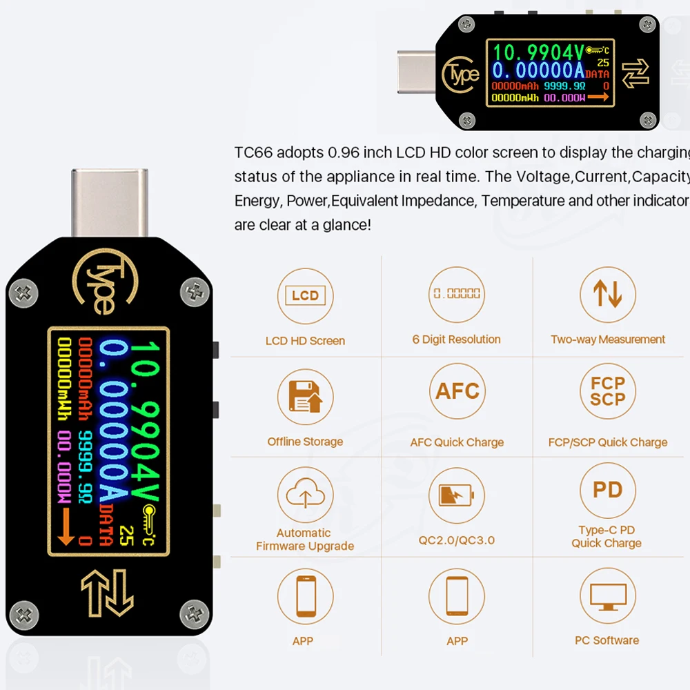 Digital Voltmeter Ammeter Usb Tester Voltage Indicator Mini Voltage ...