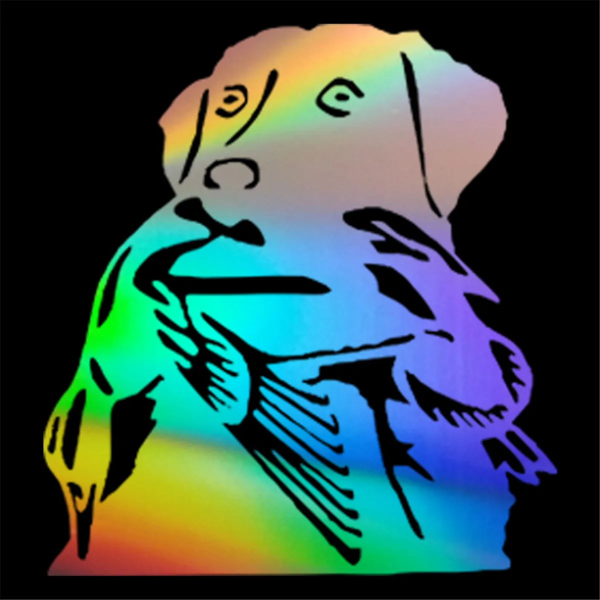 Duck Hunt Labrador Dog Car Stickers Wall Home Glass Window Door Laptop ...