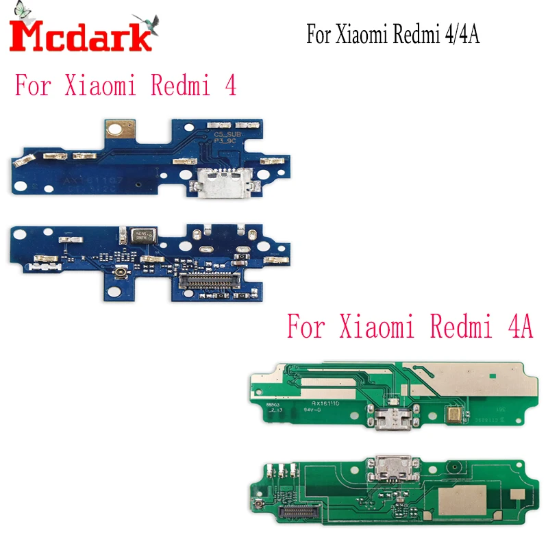Mcdark New Replacement For Xiaomi Redmi 4 4A Connector Board USB ...