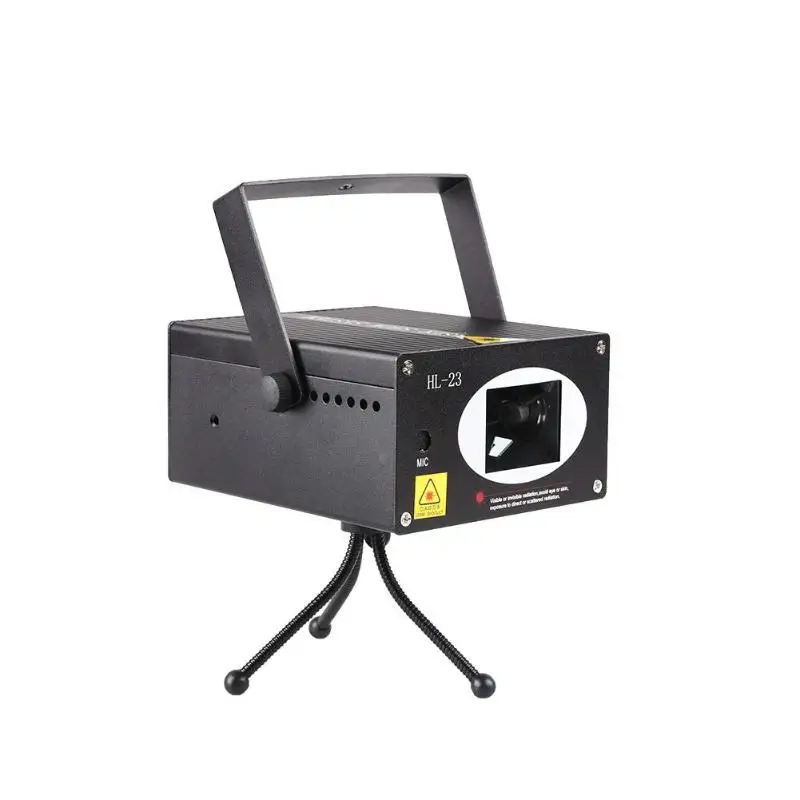 Мини-проектор вспышка лазерный сценический свет сценический эффект ...