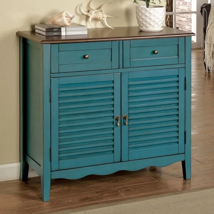 Country Style Rustic Cabinet, Blue|Living Room Cabinets| - AliExpress