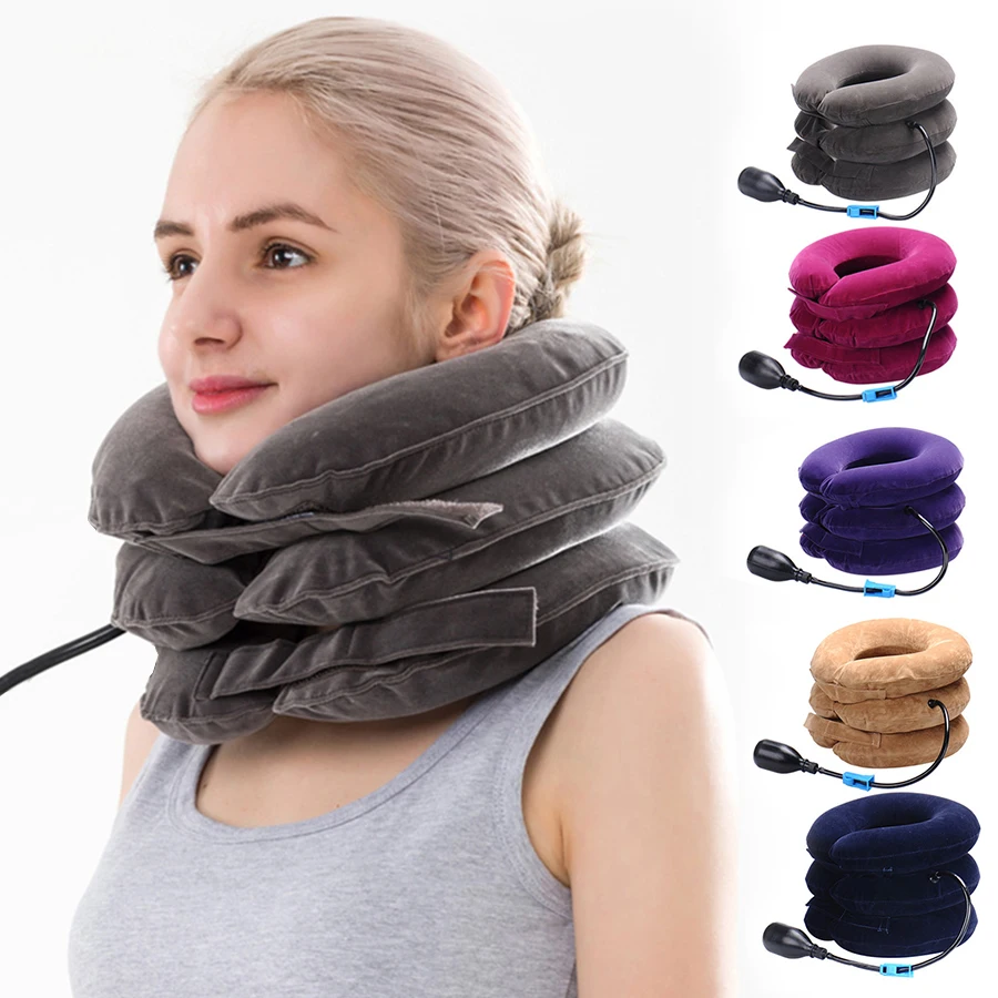 Neck cervical traction device Relieve Pain Inflatable Air Cervical Neck ... Neck cervical traction device Relieve Pain Inflatable Air Cervical Neck ...