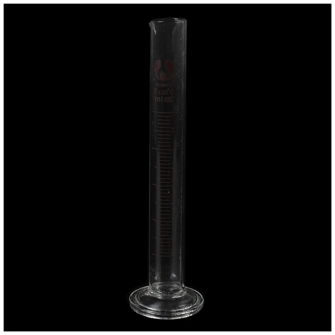 25ml Graduated Glass Measuring Cylinder Chemistry Laboratory Measure ...
