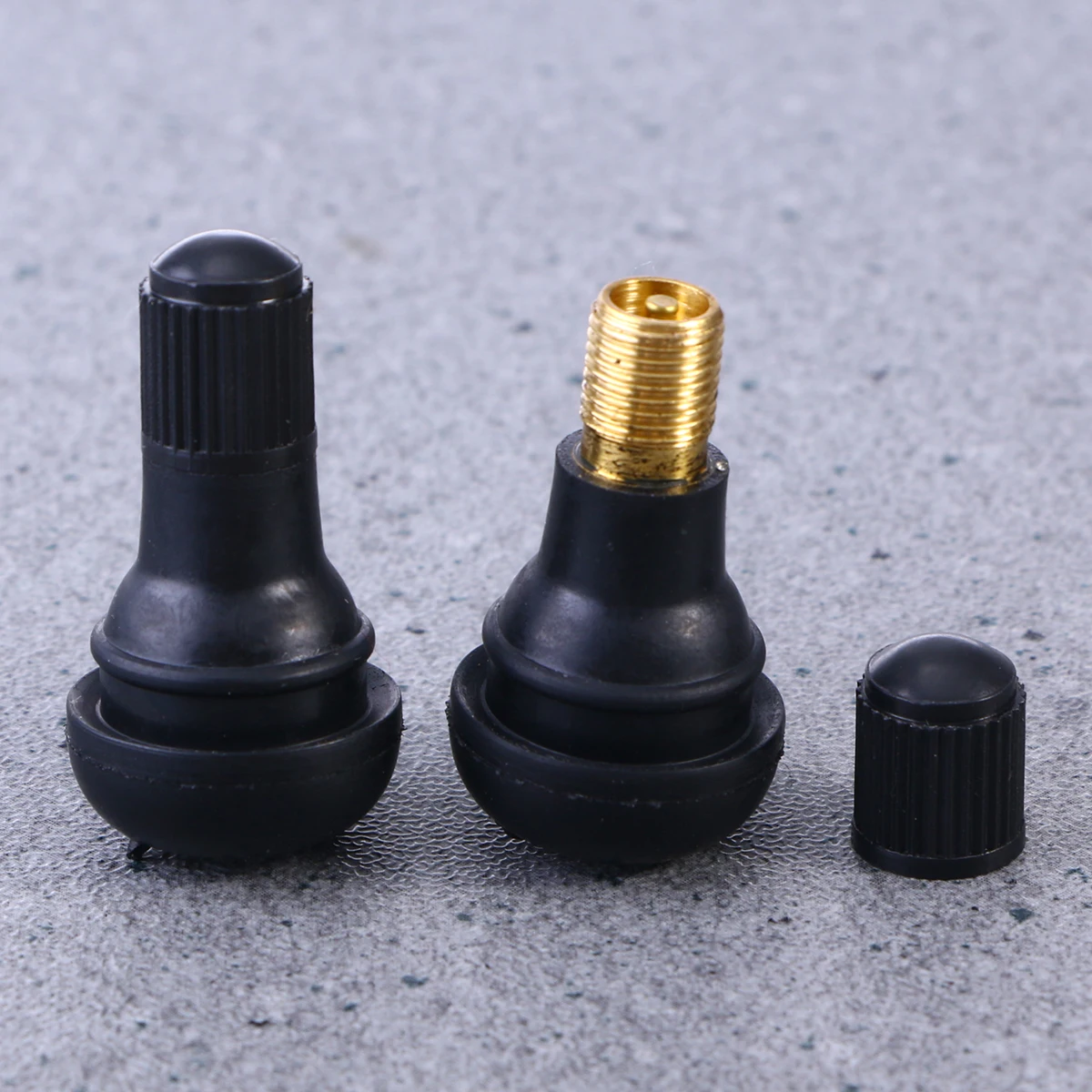 8 Pcs Black TR-412 Rubber Snap-In Valve Stems Tire Tyre Valve Stems Car ...
