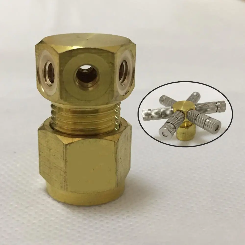 (5pcs/lot)9.52mm Water Connection Pipe,end Brass Ferrule Type Porous ...