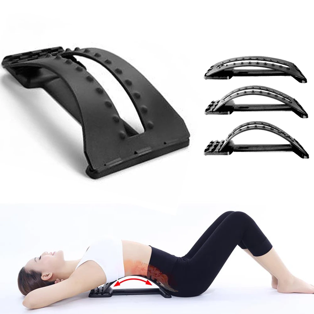 Lumbar Support Back Stretcher Device for Back Pain Relief Arched Back ...