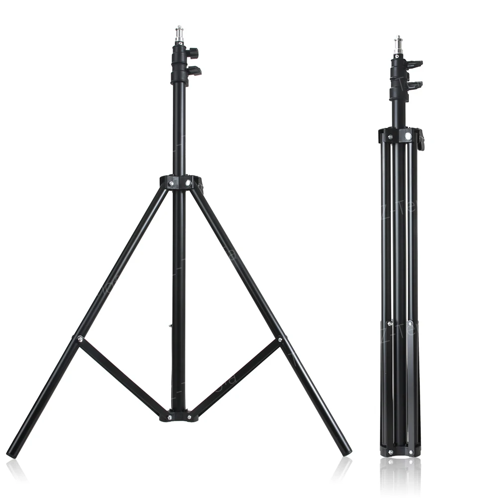 Aluminum Tripod with 3 Way Folding Studio Light Holders Flash ...