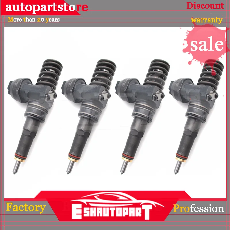 Set of 4 Remanufactured For VW Passat Audi Skoda 1.9 TDI Bosch Diesel ...