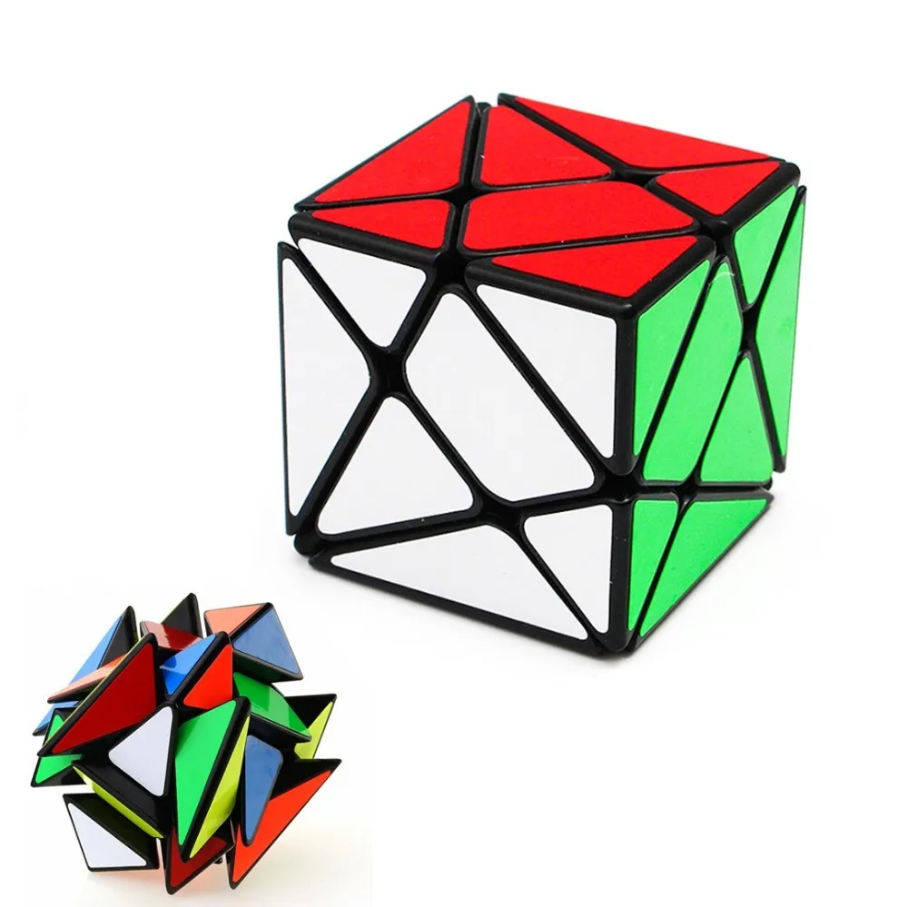 YongJun YJ Axis Magic Cube เปลี่ยนไม่สม่ำเสมอ Jinggang ความเร็ว Cube กับสติกเกอร์ Frosted YJ ...
