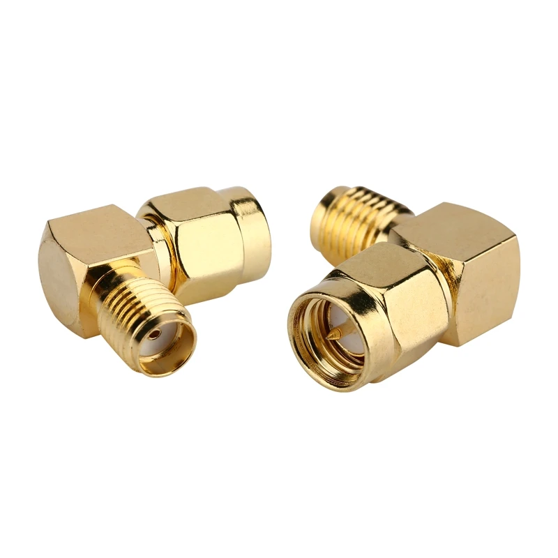 JX-connector-10PCS-SMA-to-SMA-connector-90-degree-right-angle-SMA-male ...