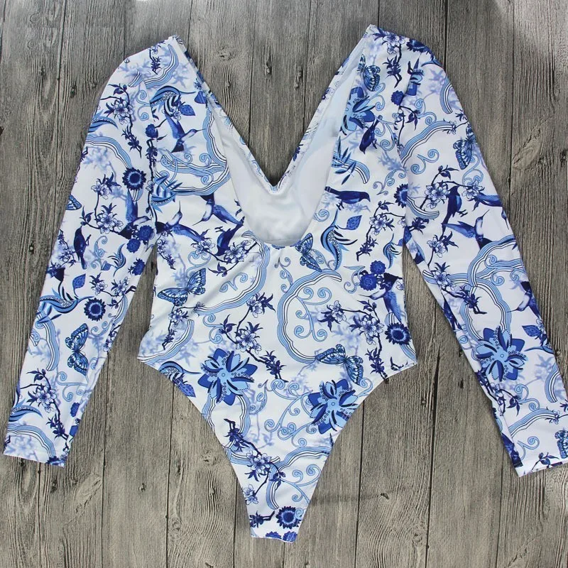 2019 Explosion spring Summer Swimwear Women Backless One Piece Slim ...