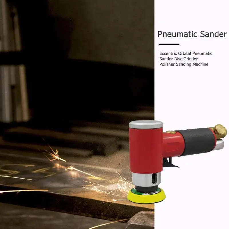 Eccentric Orbital Pneumatic Sander Disc Grinder Polisher Sanding ...