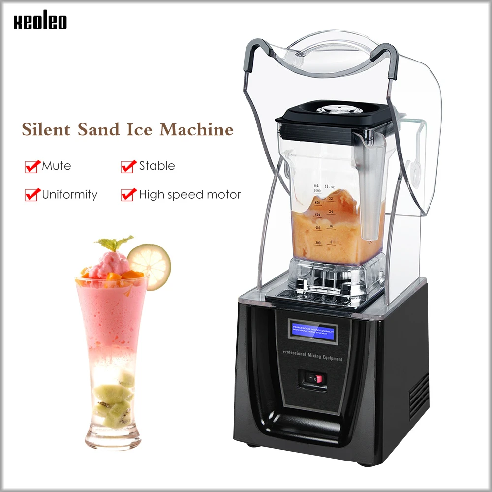 Xeoleo Commercial High performance blender Sound insulation 1800W Food ...