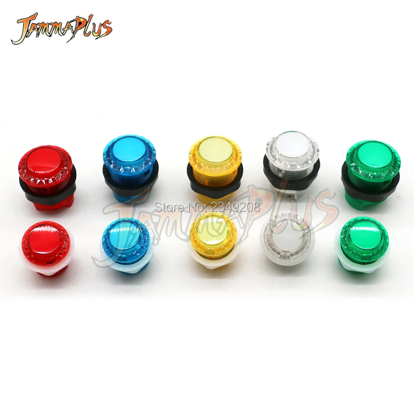 1pcs Arcade Push Button 28mm & 24mm Led Illuminated 5v Push Buttons ...