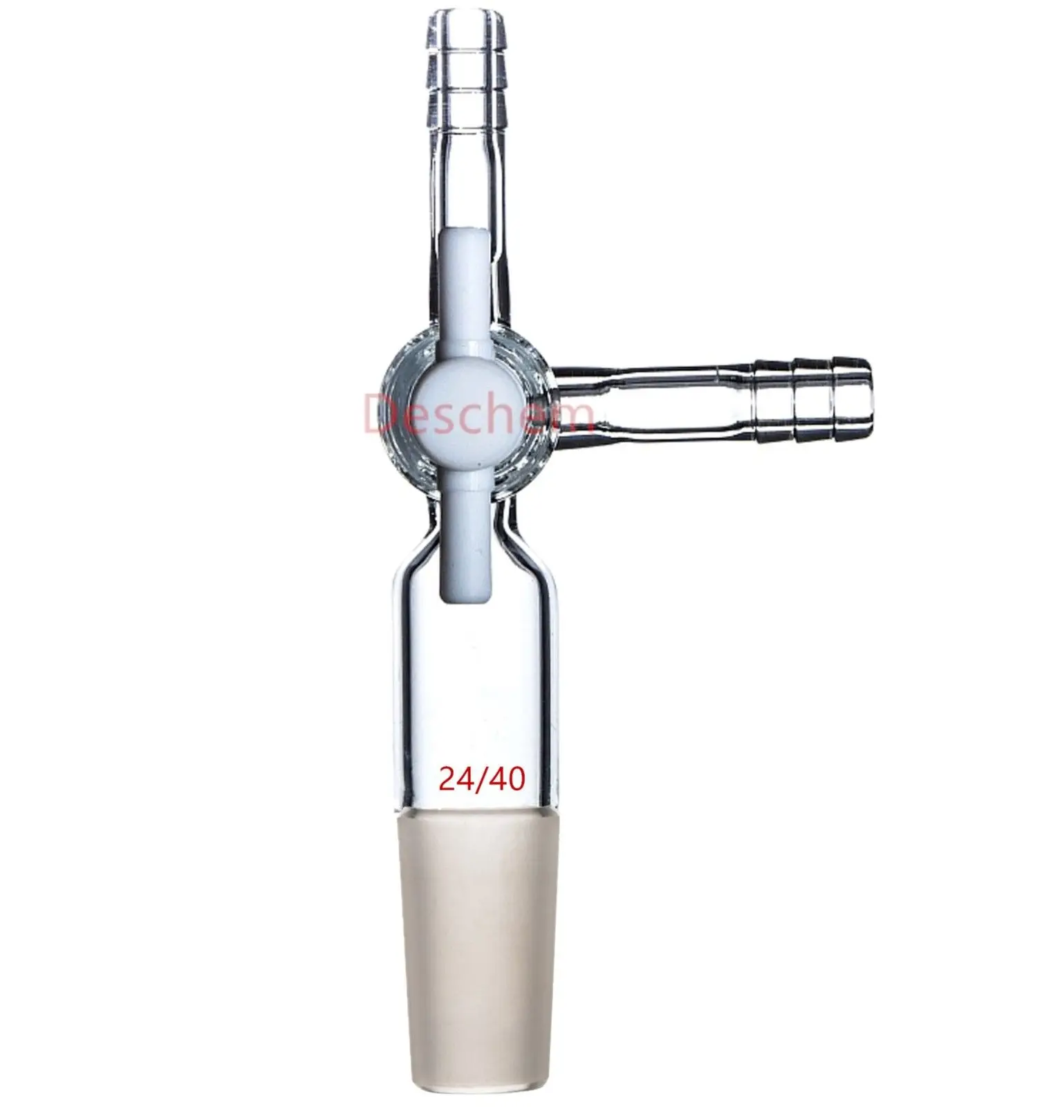Laboratory Glass Equipment Synthware Flow Control Adapters With PTFE ...