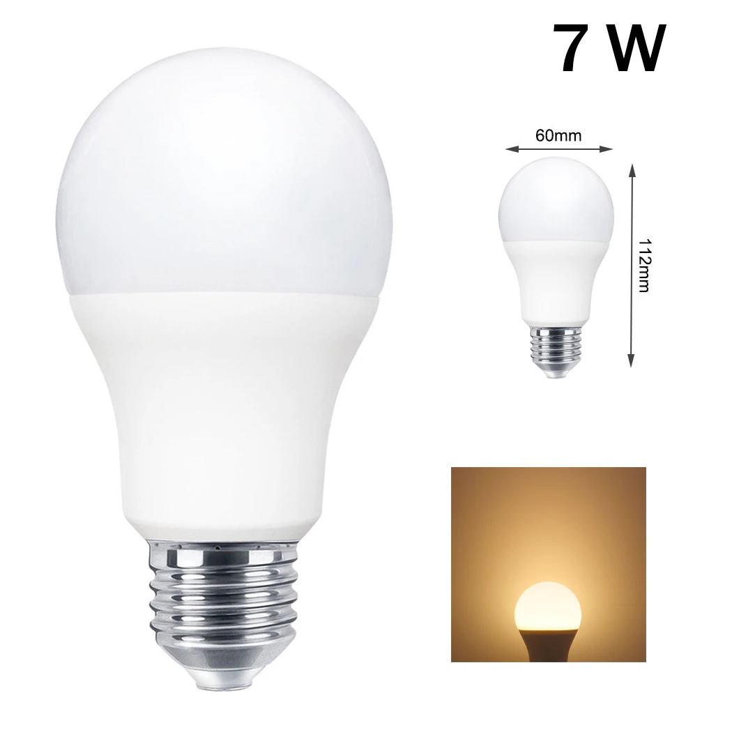 7W E27 LED Lamp LED Bulb AC85 265V Lampada LED Bombillas Table Lamp ...